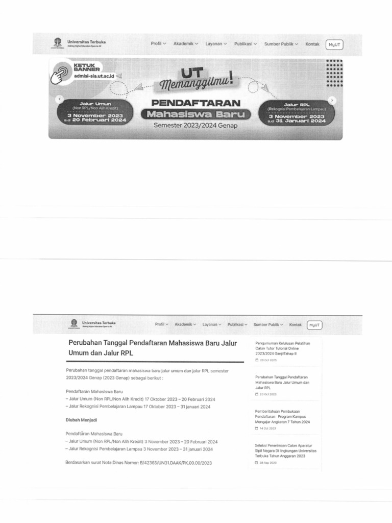 Brosur Ut 2023 | PDF