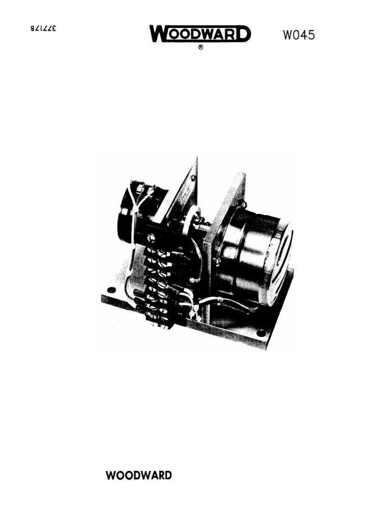 Woodward Speed Pot w045 | PDF
