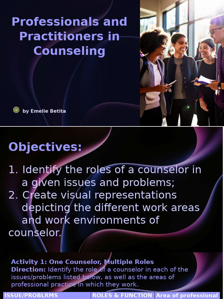 Guidance Roles and Functions | PDF