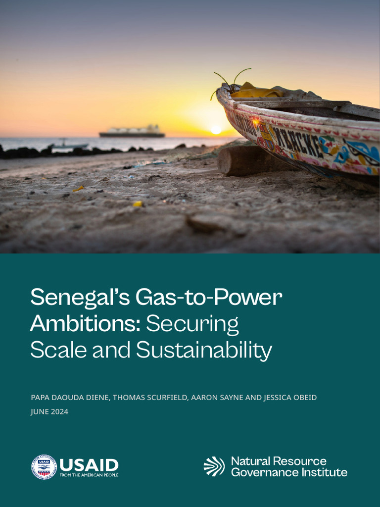 Senegal Gas To Power Ambitions Securing Scale Sustainability | PDF