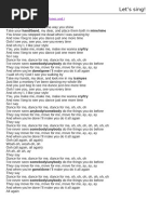 "Better When I'm Dancin' Lyrics" | PDF | American Songs | Popular Music