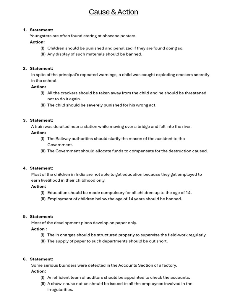 Cause and Action | PDF | Science & Mathematics