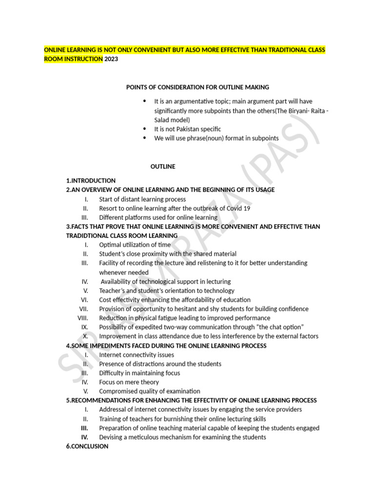 Sub Points Material 1 | PDF