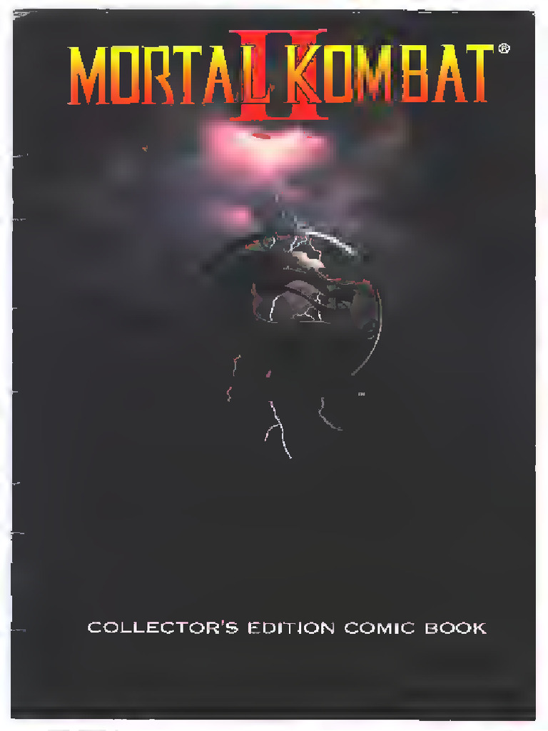 Mortal Kombat 2 Collector's Edition Comic | PDF | Social Science