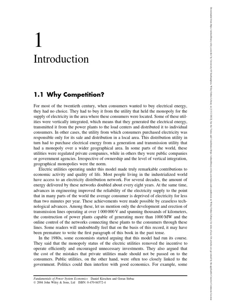 Lecture 1 - Electricity Market 44 | PDF