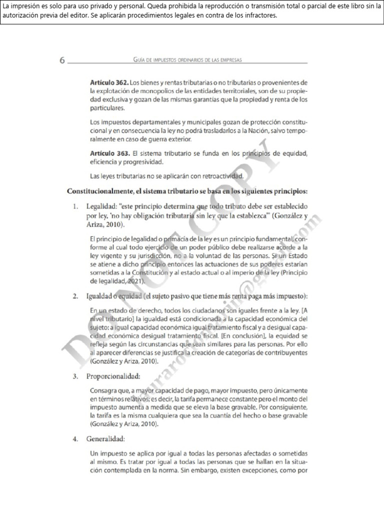 Principios Del Sistema Tributario | PDF Principios Del Sistema Tributario | PDF