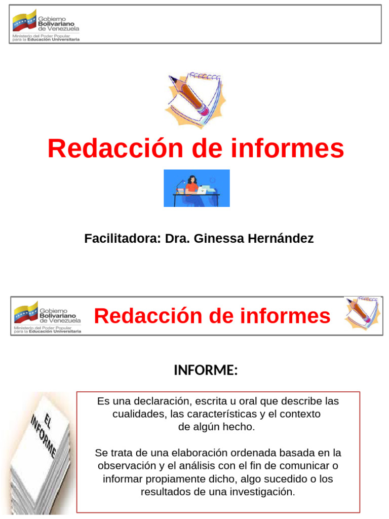 Redaccion de Informes | PDF