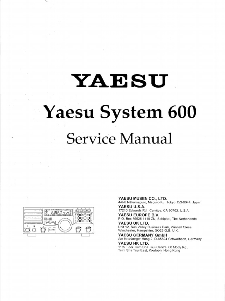 Yaesu System-600 | PDF