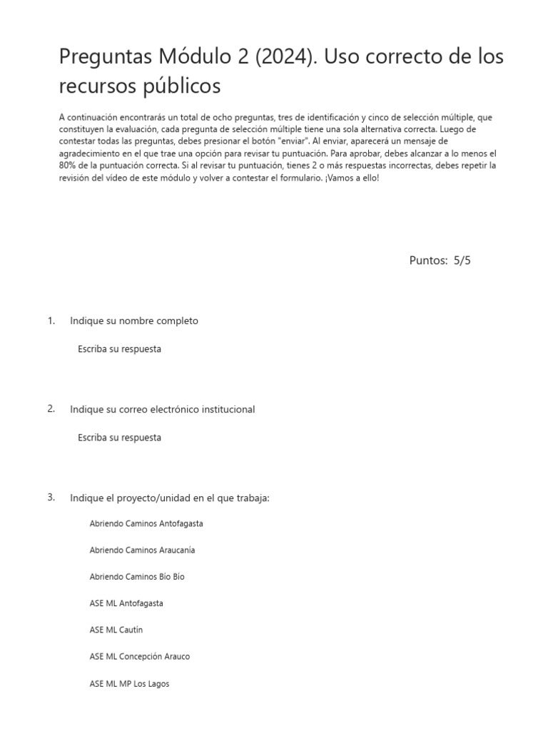 Respuestas Módulo 2 | PDF