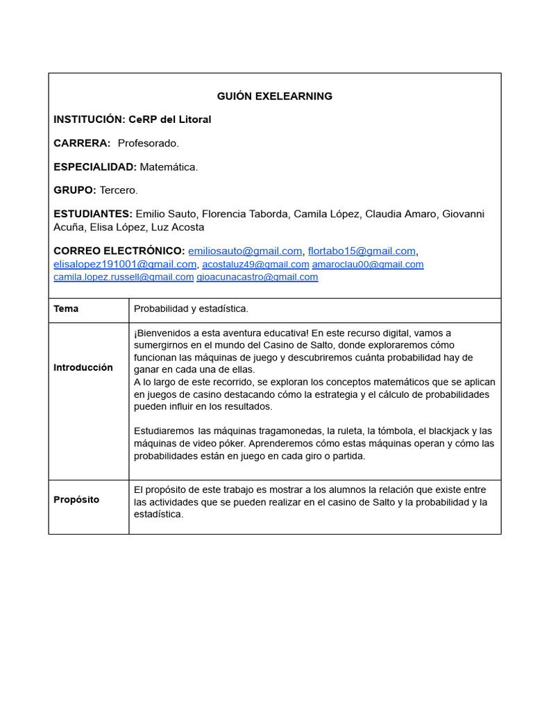 MATEMÁTICA Sauto Emilio Taborda Florencia López Camila Amaro Claudia Acuña Giovanni Acosta Luz | PDF