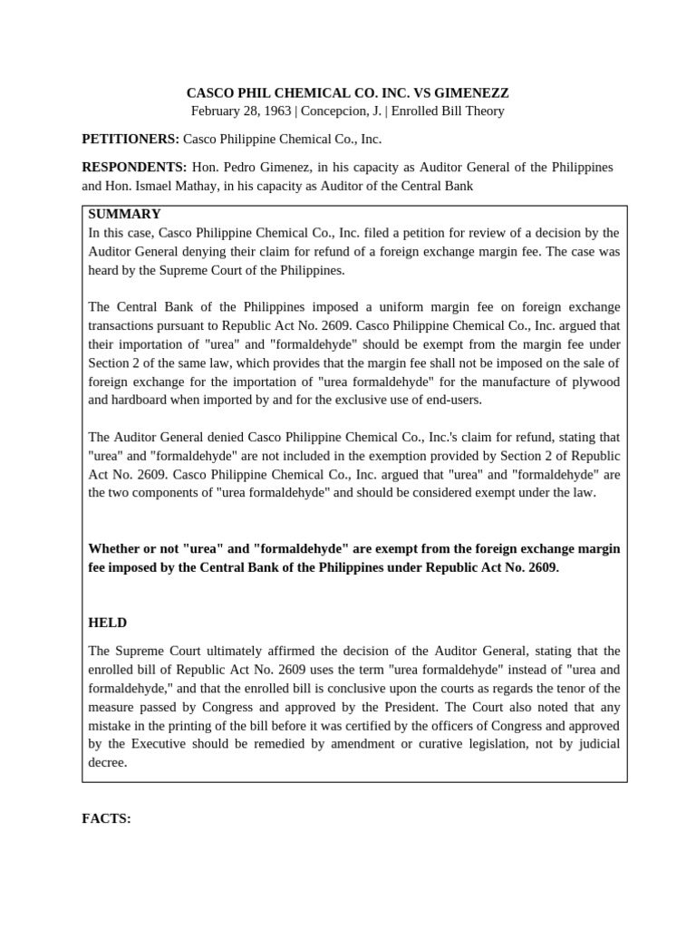 16 Casco Phil. Chemical Co. Inc. Vs Gimenez, G.R. No. L-17931, February ...