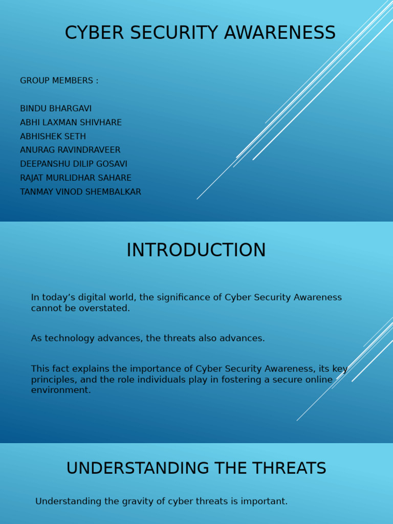 Cyber Security Awareness | PDF