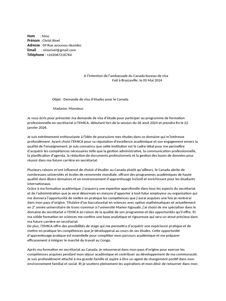 Lettre Explication Christ | PDF