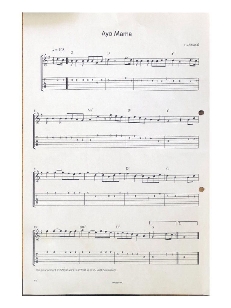 Traditional LCM Guitar | PDF