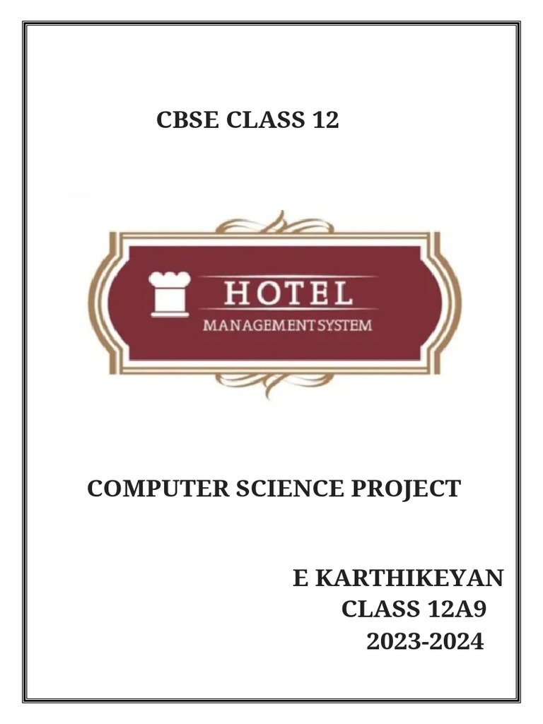 Cs Proj | PDF
