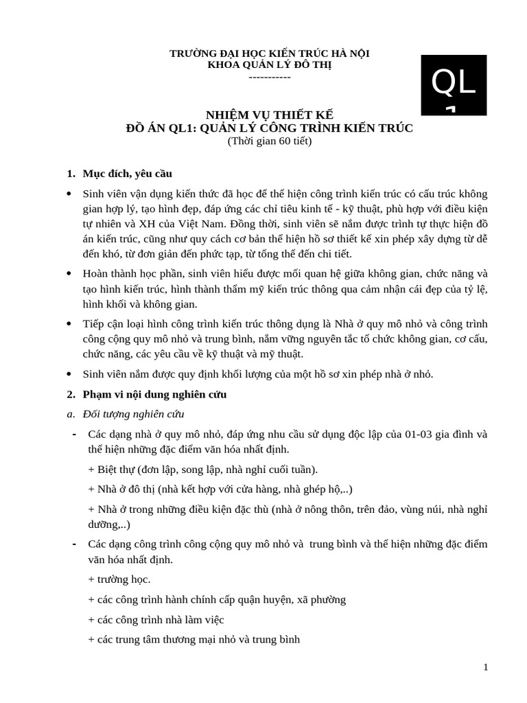 2023 NV Do An QL1 - CDIO | PDF