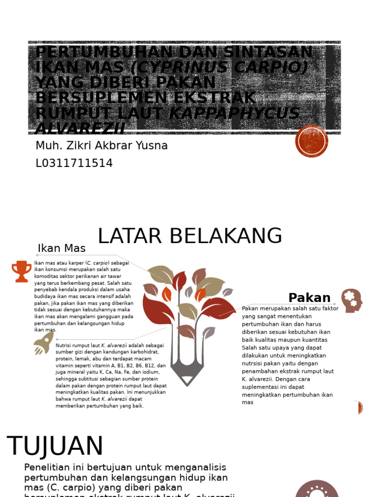 PERTUMBUHAN DAN SINTASAN IKAN MAS (Cyprinus Carpio | PDF