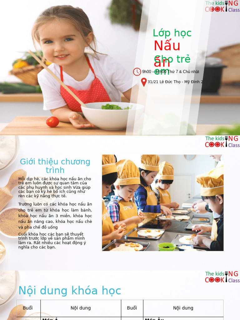 Kids Cooking | PDF
