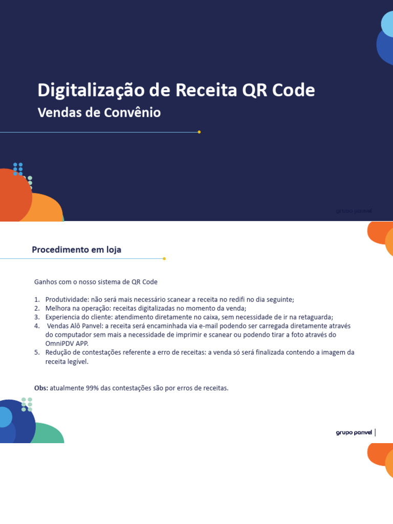 Digitalização de Receita QR Code No APP - Cabergs Atualizado | PDF