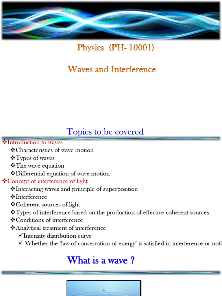 Wave & Interference | PDF