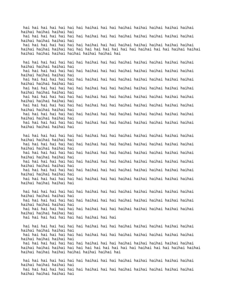 hai | PDF