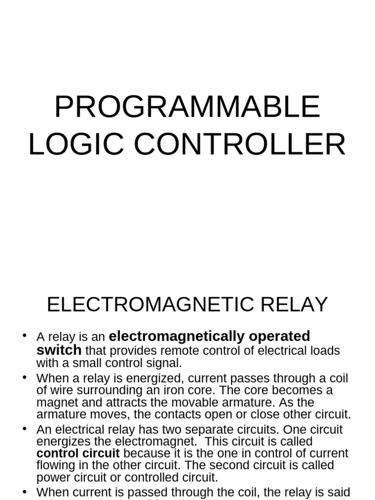 Presentation 13 PLC | PDF