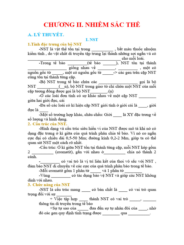 BDHSG - Bio - CD 02 - NST | PDF