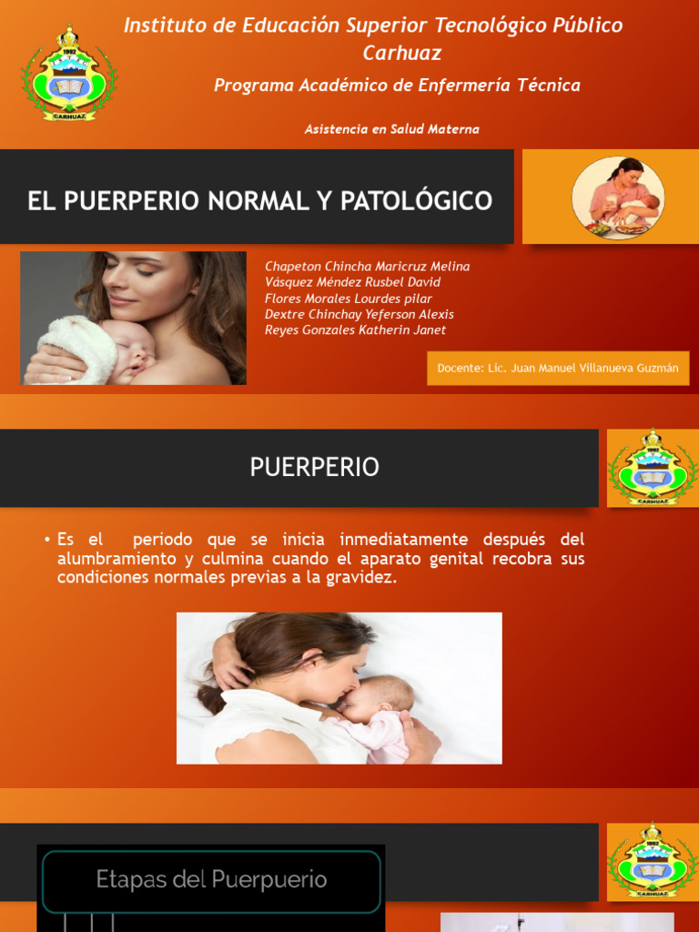 Puerperio Normal y Patológico | PDF