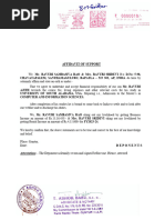 Self Declaration Affidavit | PDF