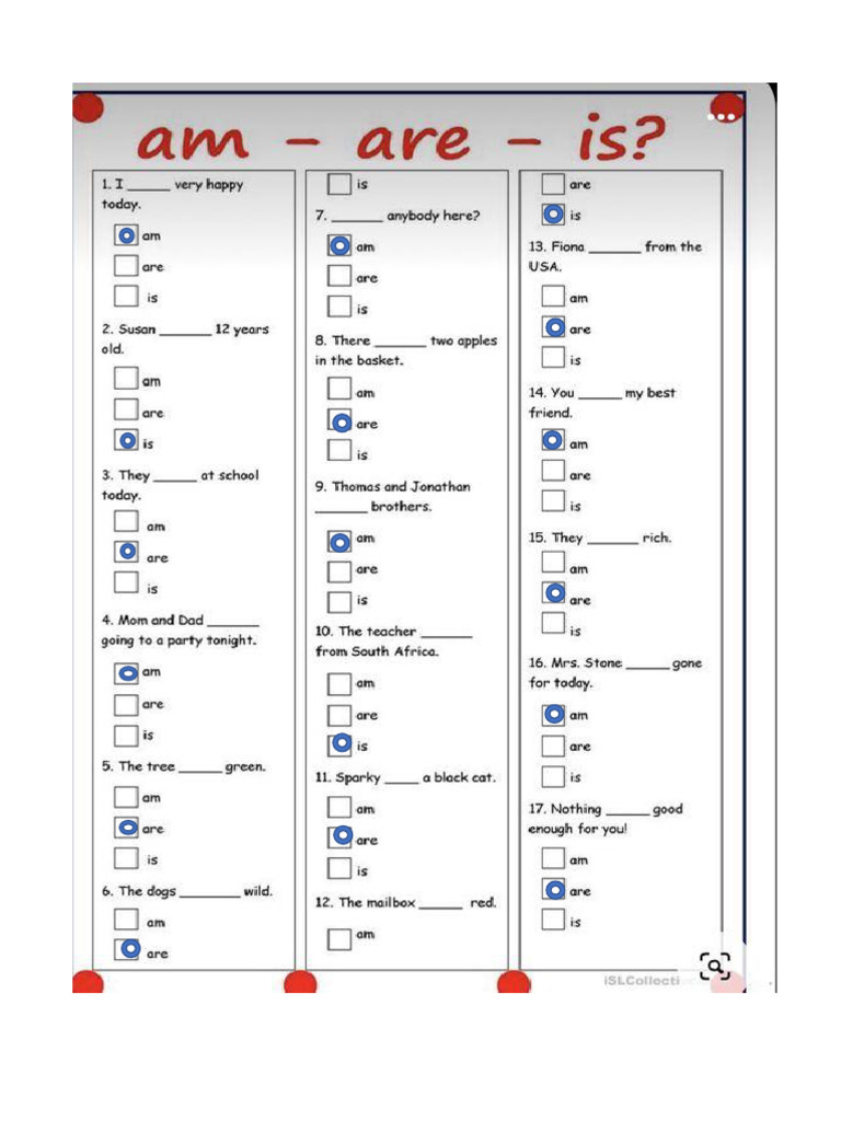 Verb TO BE Simple Present | PDF