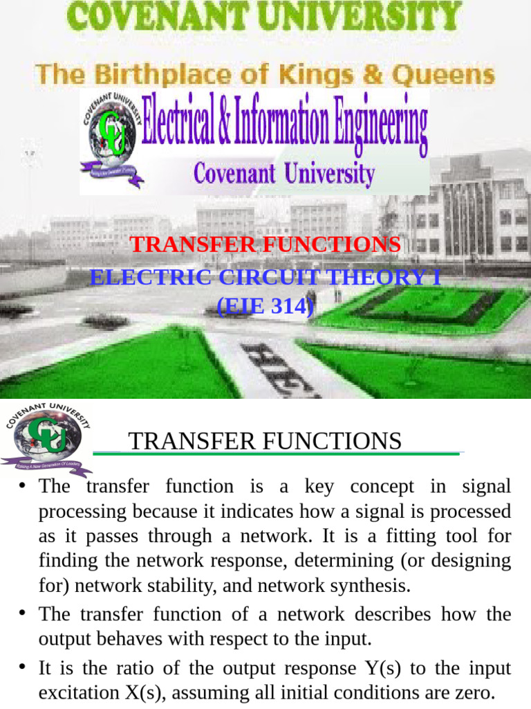 Transfer Function | PDF