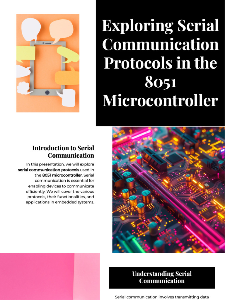 Slidesgo Exploring Serial Communication Protocols in The 8051 ...