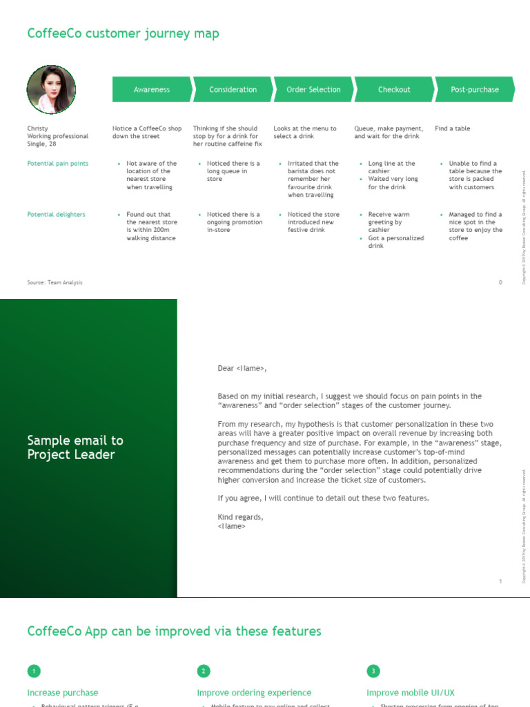 A - BCG Digital Transformation (Task 2 Model Answer) | PDF