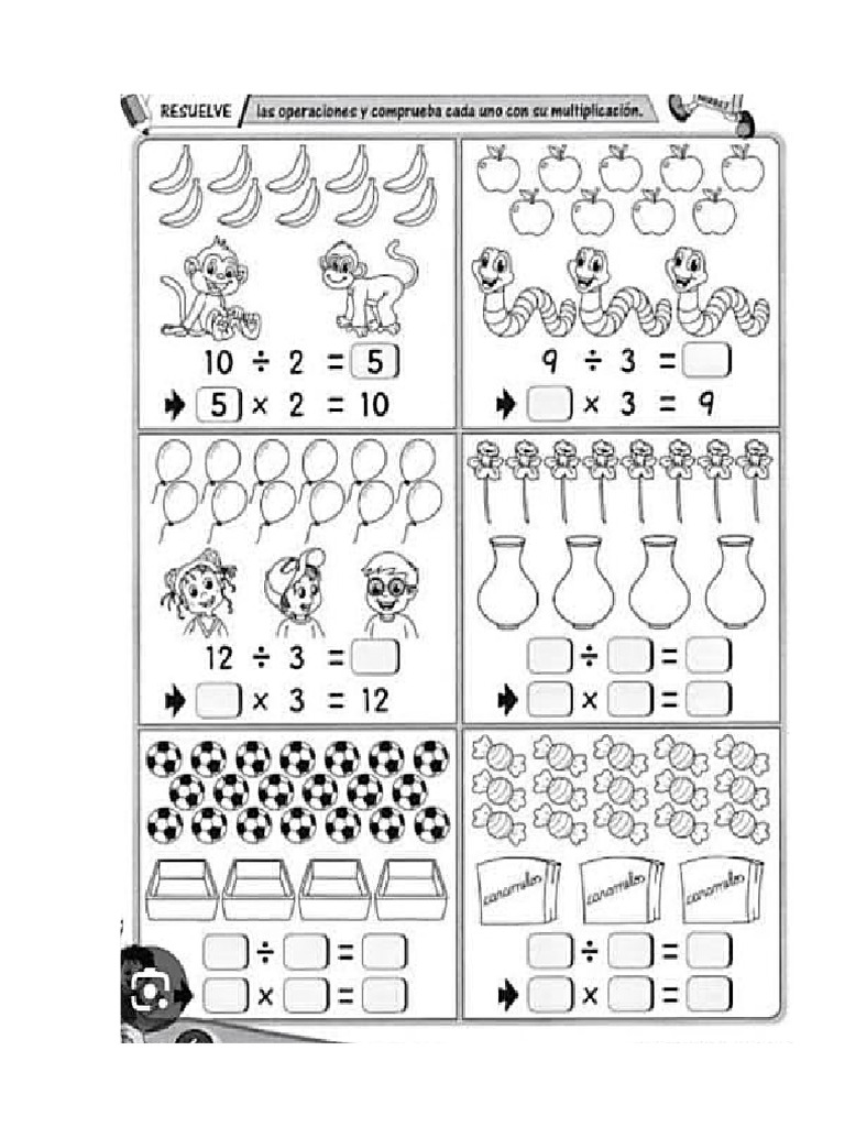 Hoja de Practica de Multiplicacion 19 de Agosto | PDF