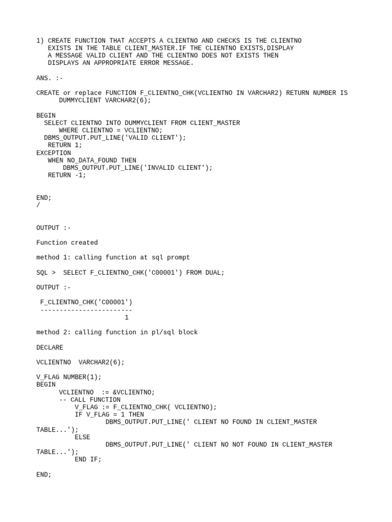 Que-10 Ex - 1, 2 & 3 | PDF