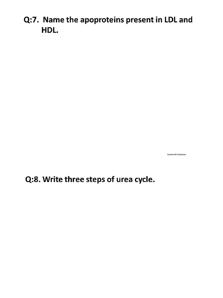 Biochem Ospe 2nd Year | PDF