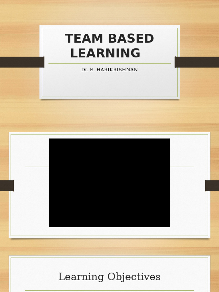 Team Based Learning | PDF