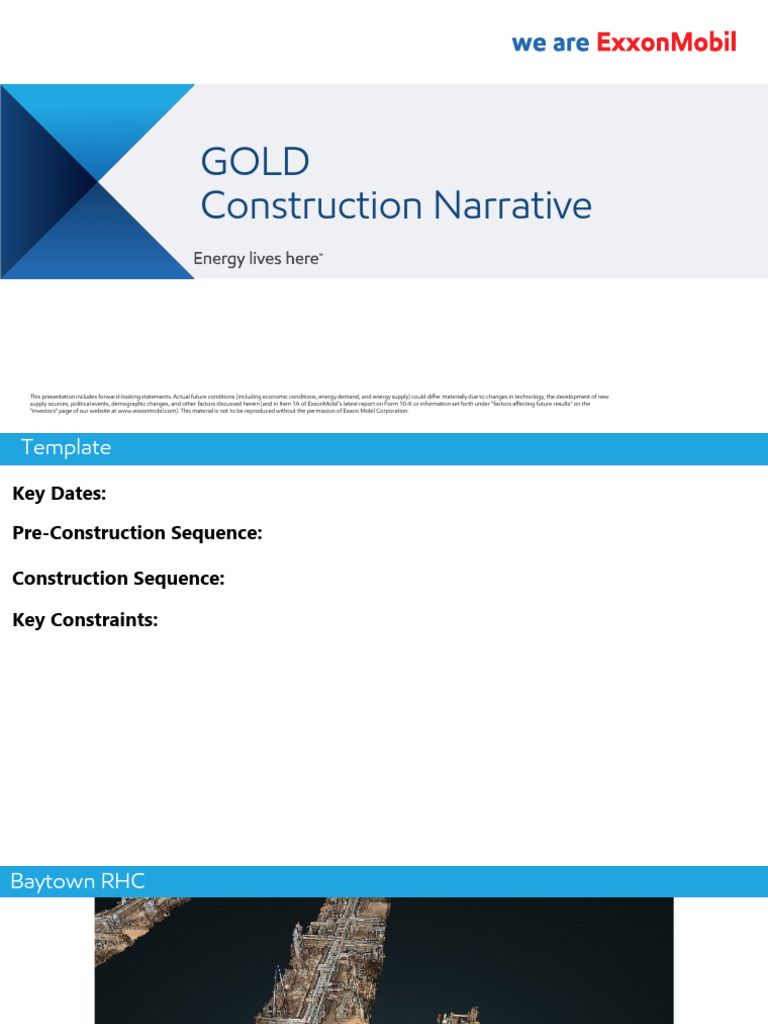Construction Narrative Master | PDF