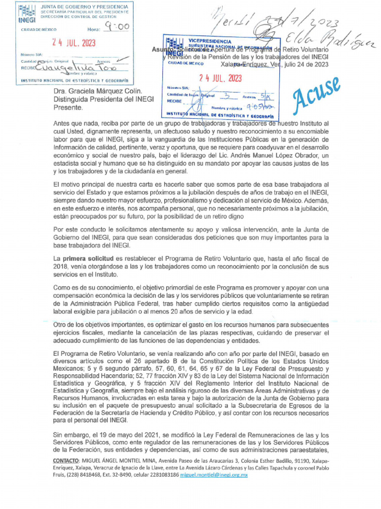 Acuse - Dra. Graciela Marquez Colín | PDF