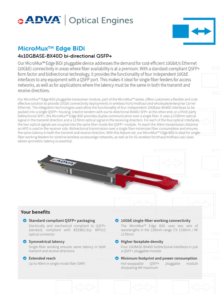 Micromux Edge Bidi | PDF