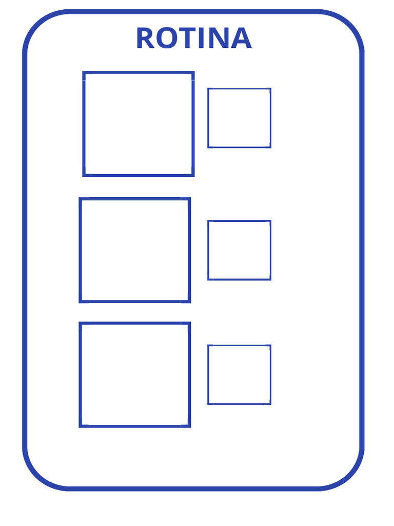 Modelo Quadro de Rotina | PDF