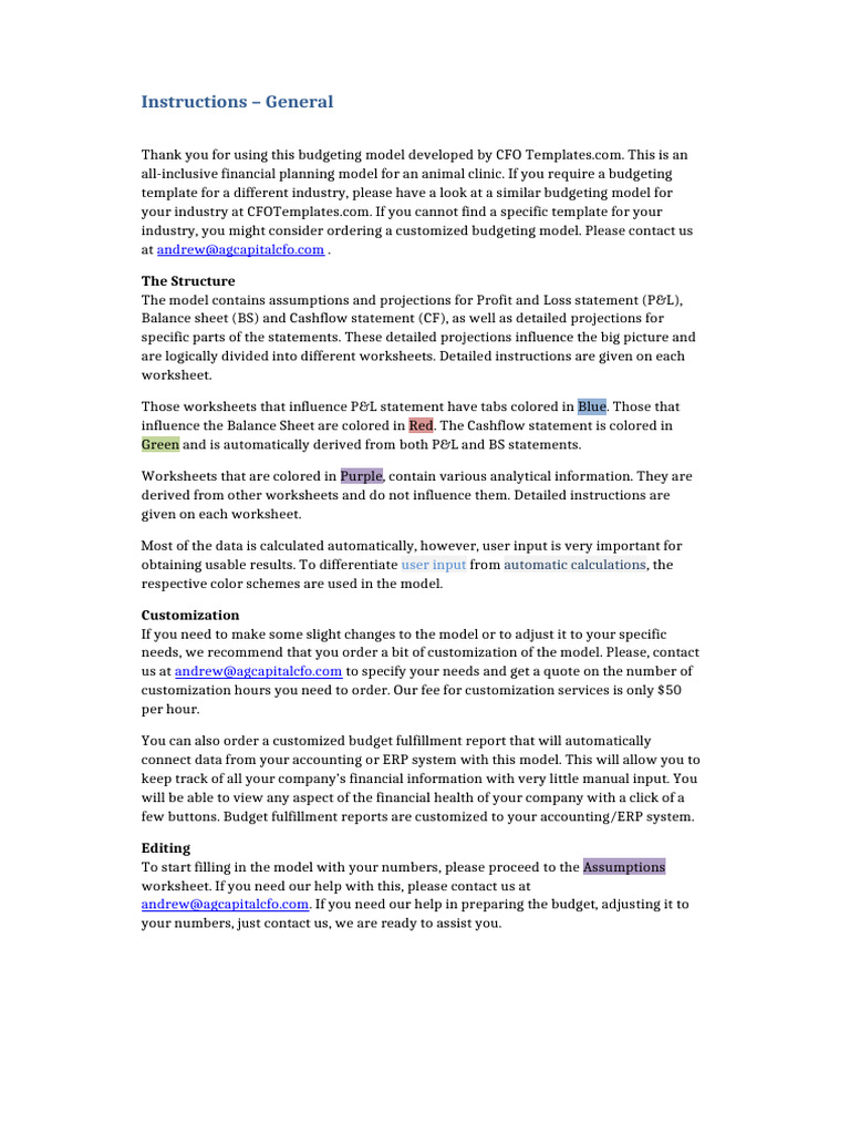 Budgeting Template Hospital DEMO | PDF | Payroll | Business Economics