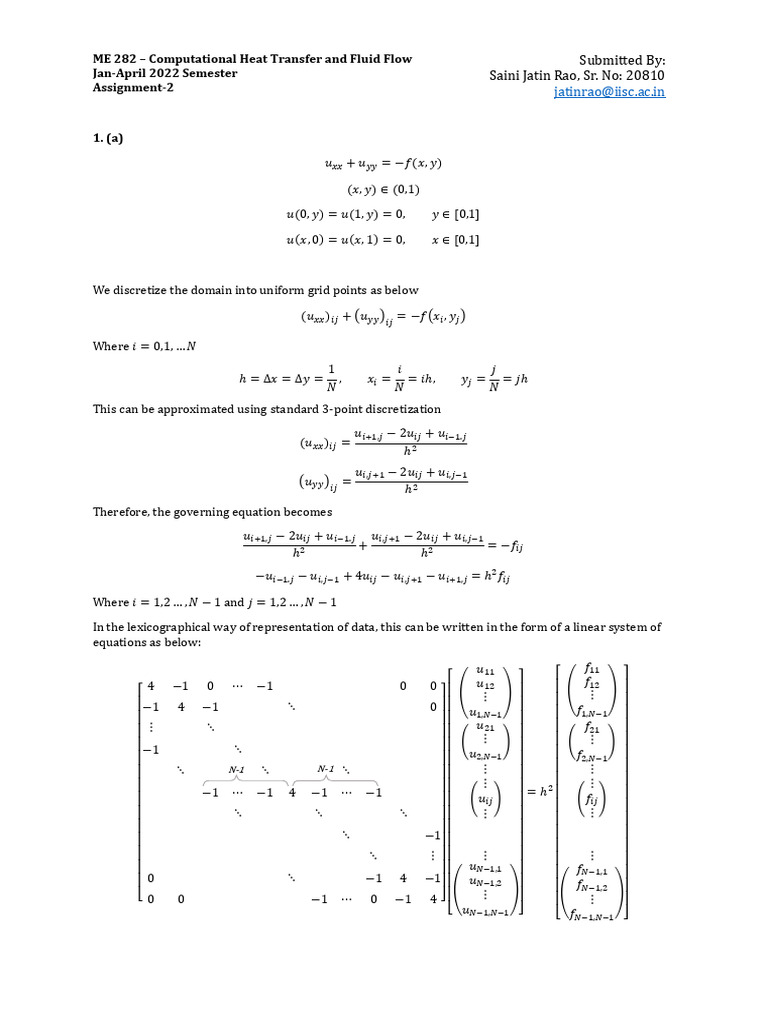 Assignment-2 ME282 | PDF