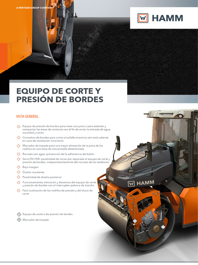 Ficha Tecnica de La HAMM HD120 VO | PDF