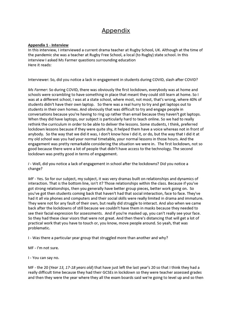 Appendix ER | PDF