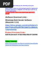 Wasender Purchase Code License | PDF | Computers