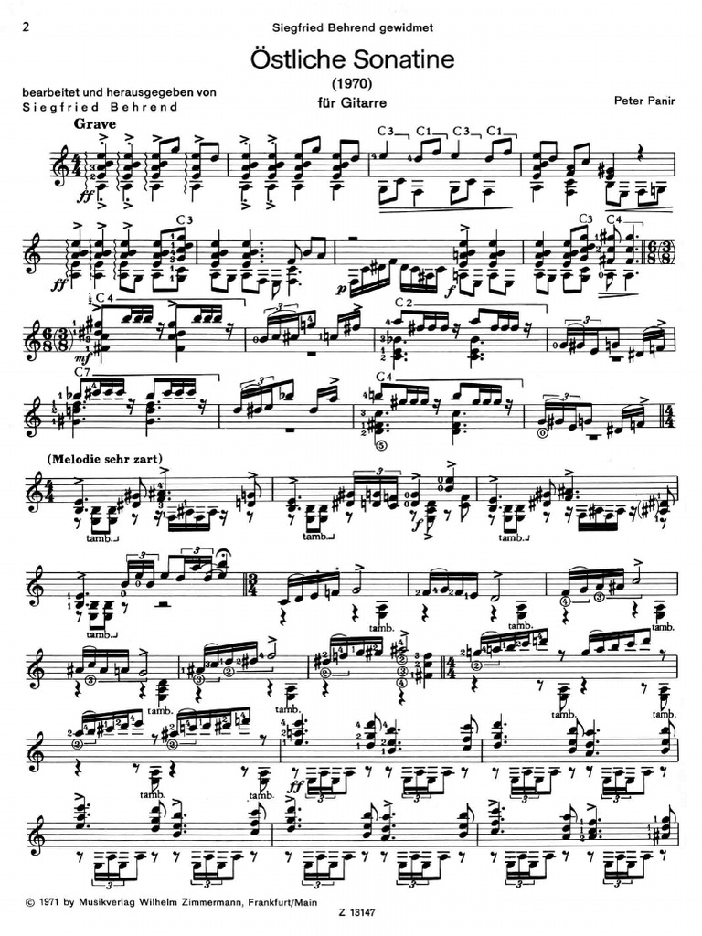 Peter Panin - Ostliche Sonatine | PDF Peter Panin - Ostliche Sonatine | PDF