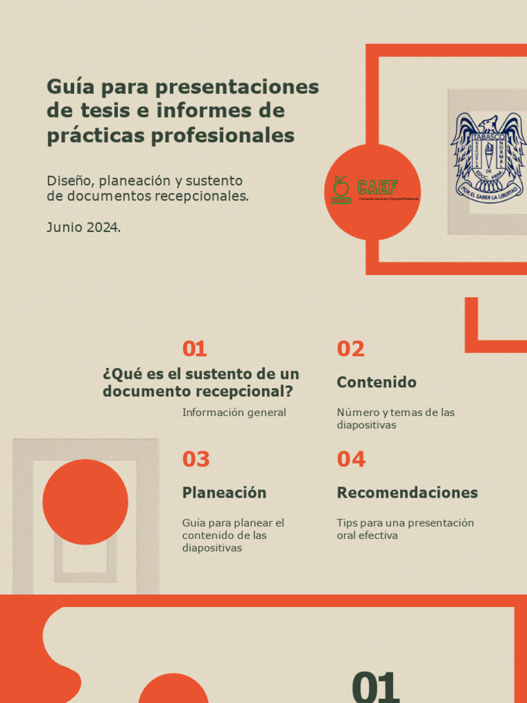 Guía para Presentaciones Orales 2024 | PDF