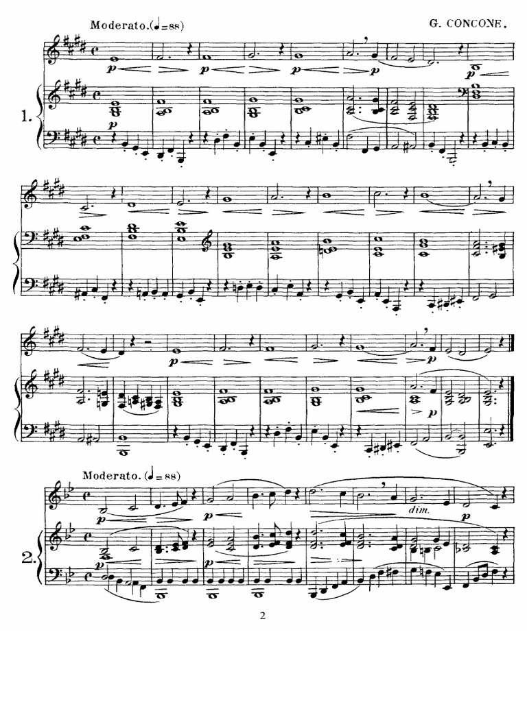 Concone 50-Lessons-Low | PDF