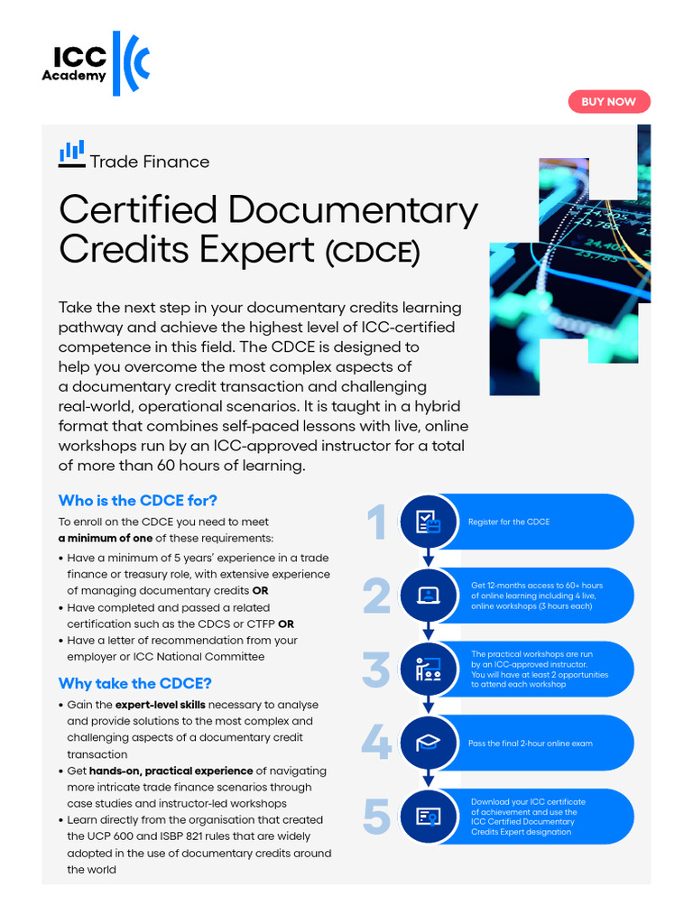 CDCE Certificate Flyer | PDF